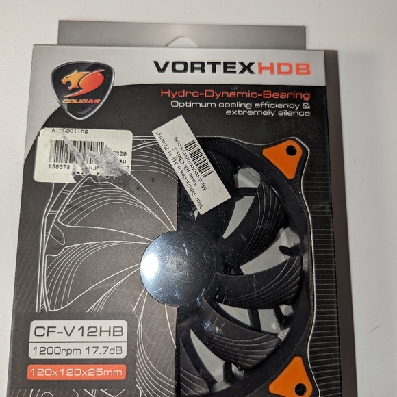 Cougar Vortex | Computers, Laptops & Parts | Cougar Vortex Hdb 2 Cooling Cfv12hb Black | Poshmark